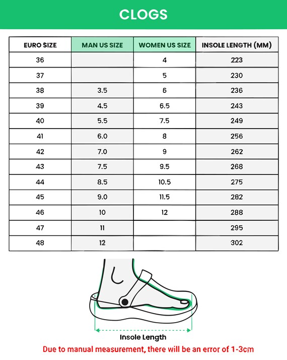 Crocs Shoe Size Chart: Adult Kids Sizing Crocs, 40% OFF