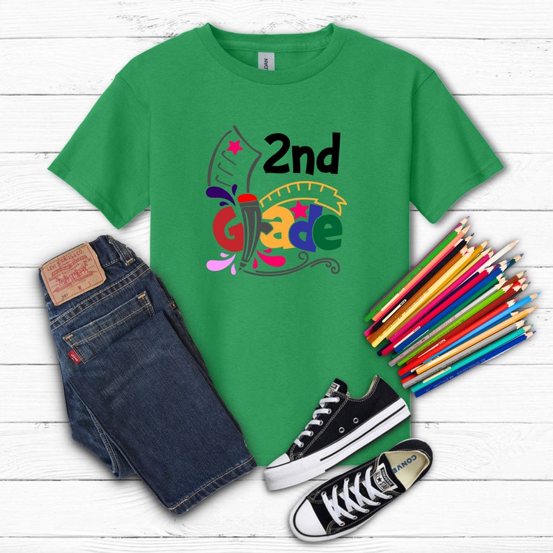 Second Grade Squad Shirt, Back to School Shirt for Kids, School Shirts ...