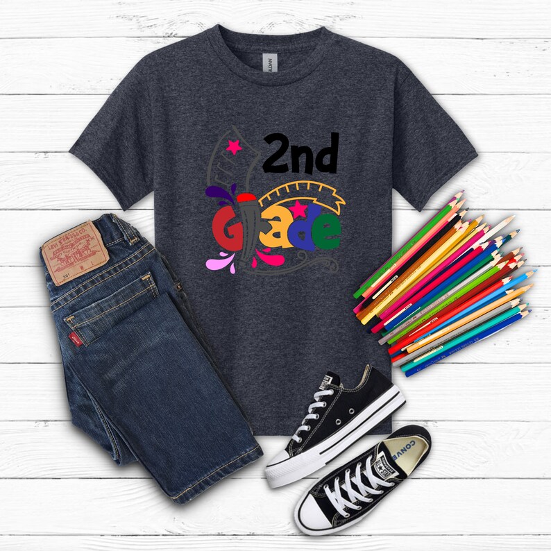 Second Grade Squad Shirt, Back to School Shirt for Kids, School Shirts ...