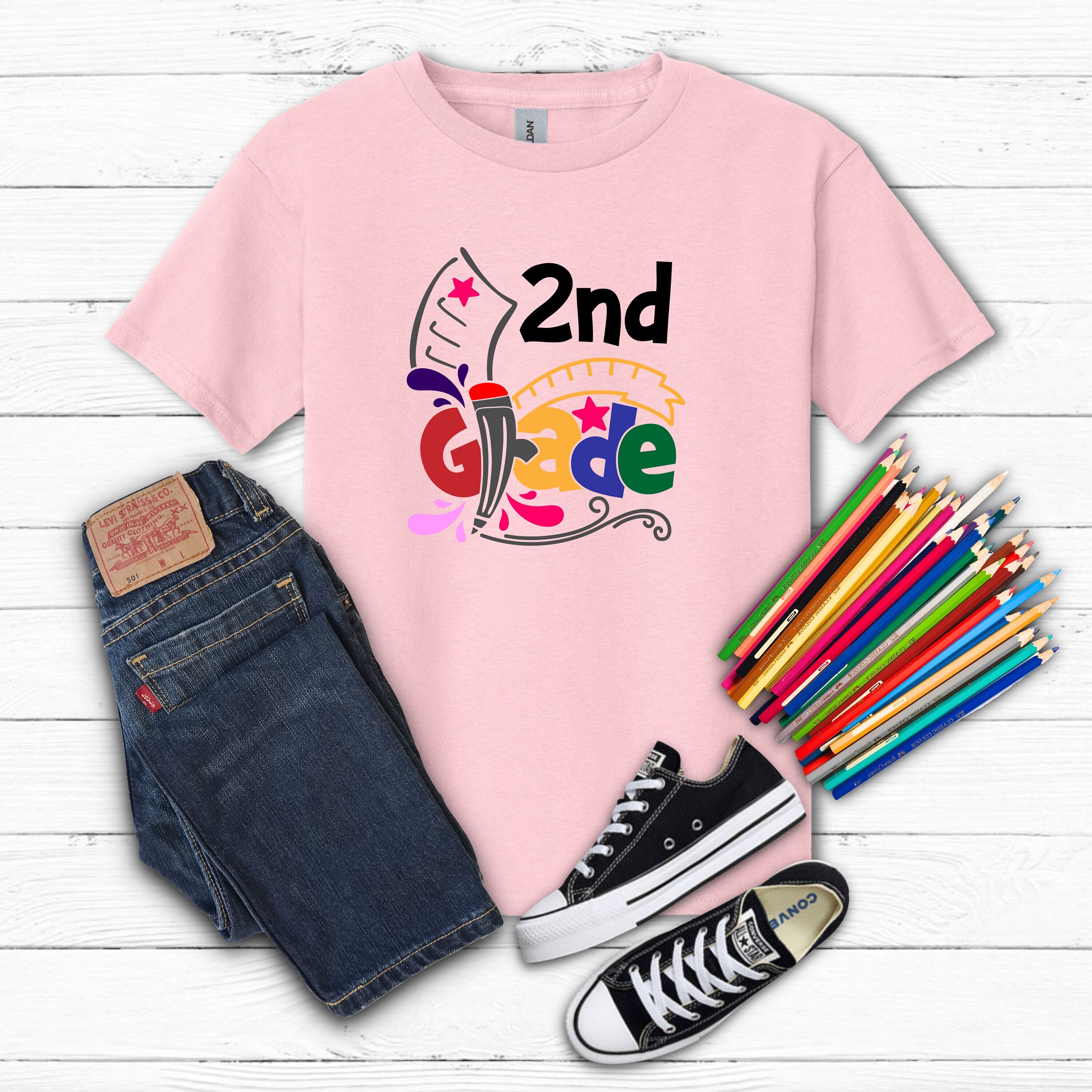 Second Grade Squad Shirt, Back to School Shirt for Kids, School Shirts ...