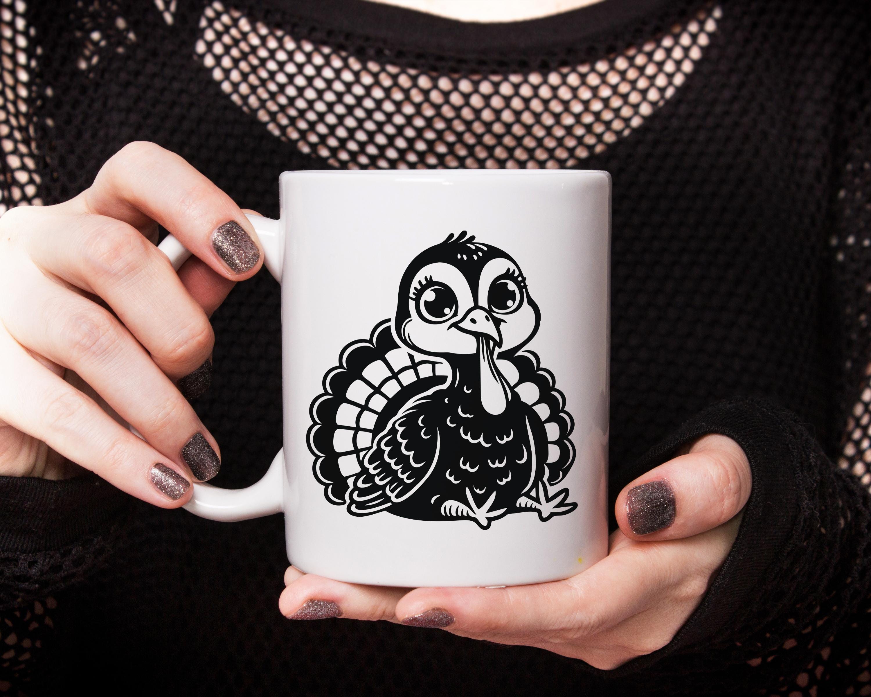 Simple Wild Turkey Design, Svg Png, Turkey Silhouette, Vector Graphic ...