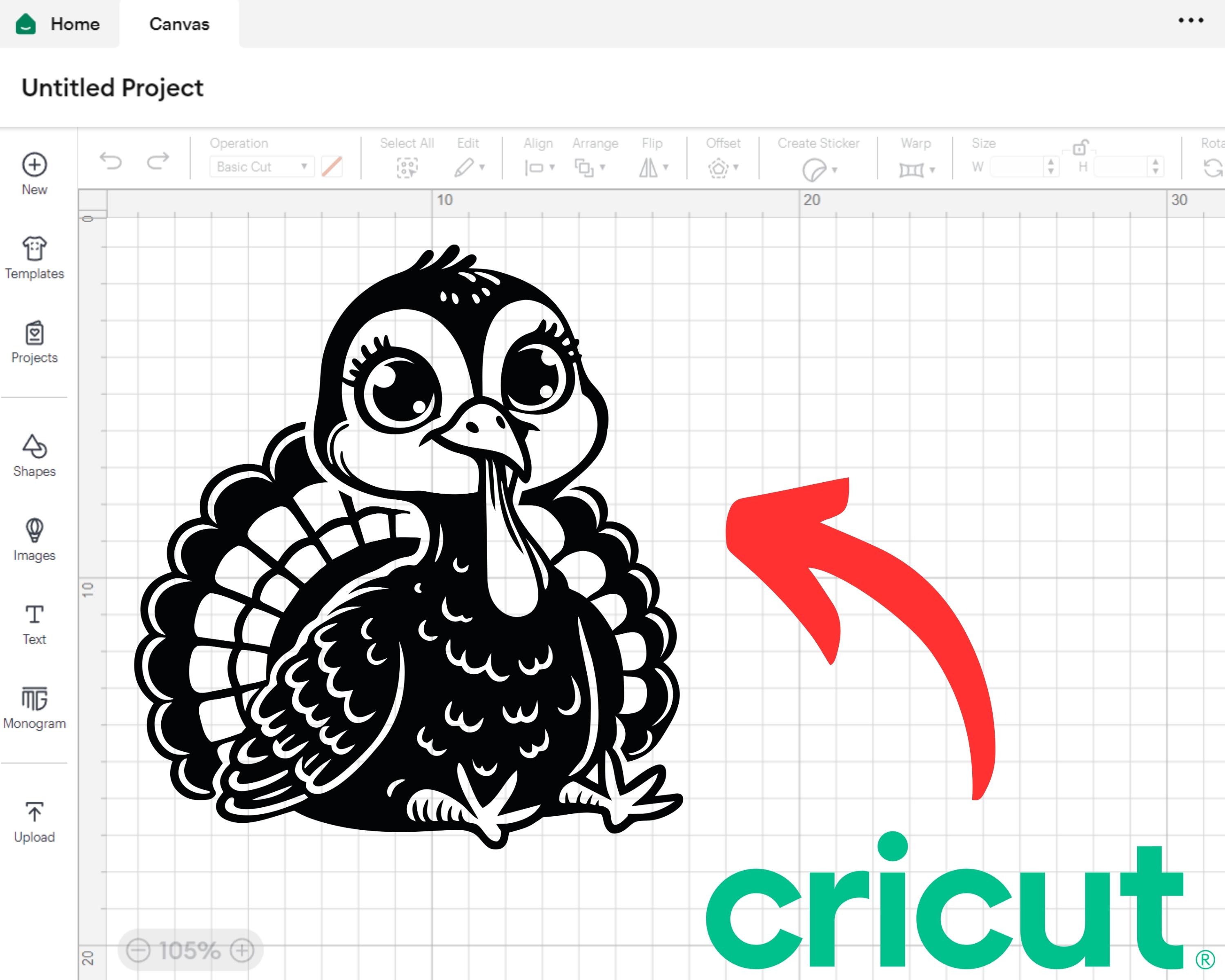 Simple Wild Turkey Design, Svg Png, Turkey Silhouette, Vector Graphic ...