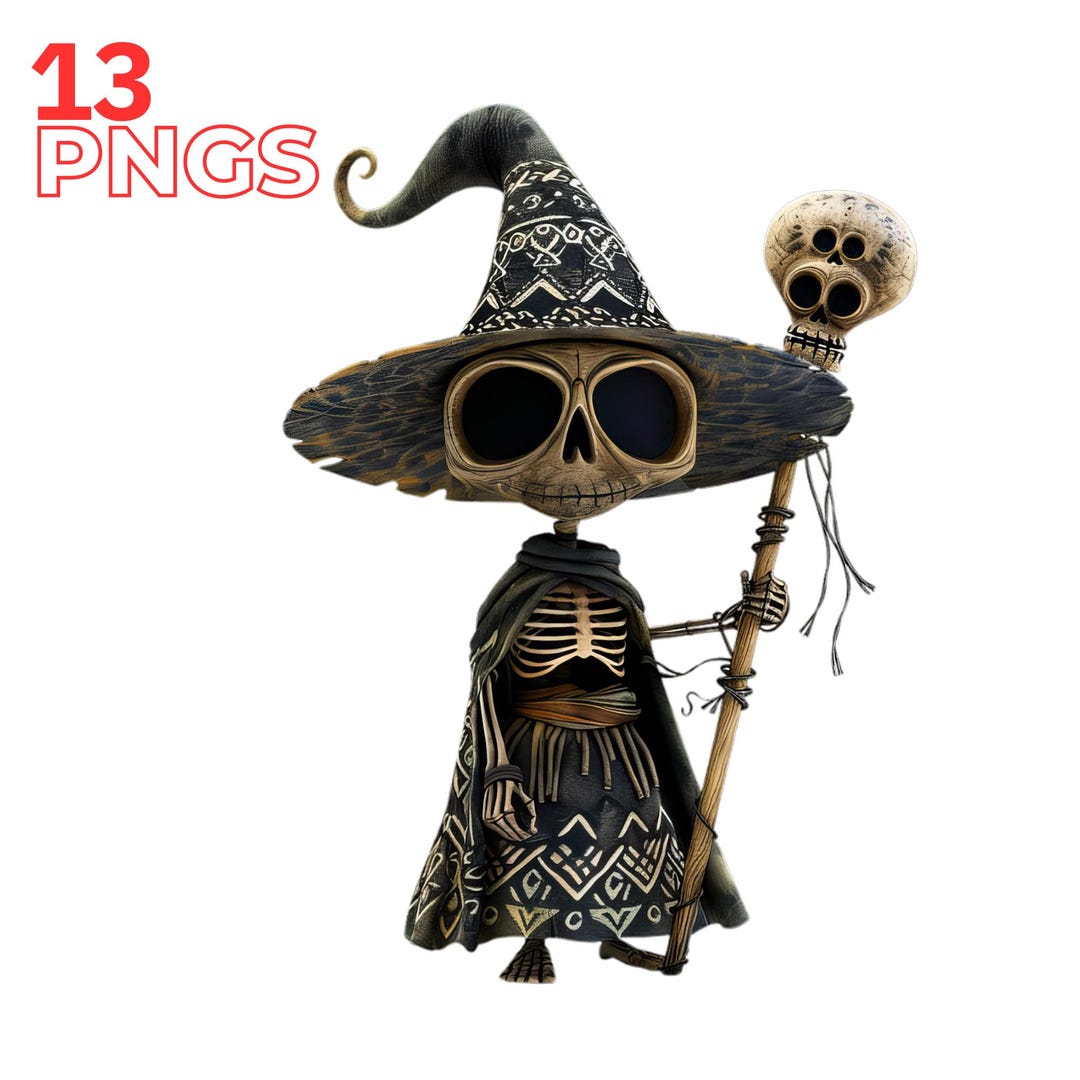 3D Voodoo Black Magic, Printable 3D Clipart, High Quality Jpgs, Digital ...