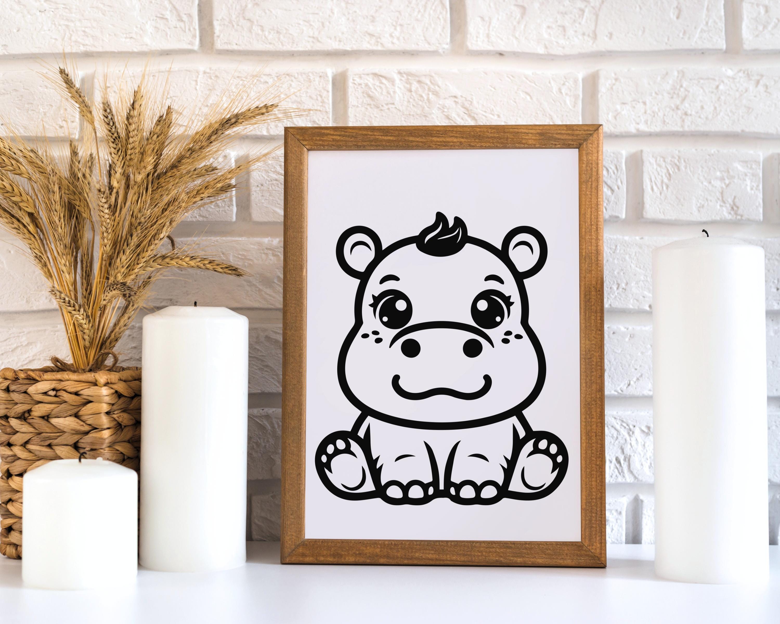 Hippo SVG, Baby Hippo Svg, Cute Hippo Svg, Hippo, Boy Girls Hippo ...