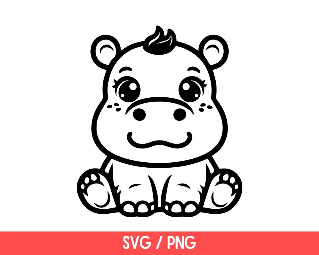 Hippo SVG, Baby Hippo Svg, Cute Hippo Svg, Hippo, Boy Girls Hippo ...