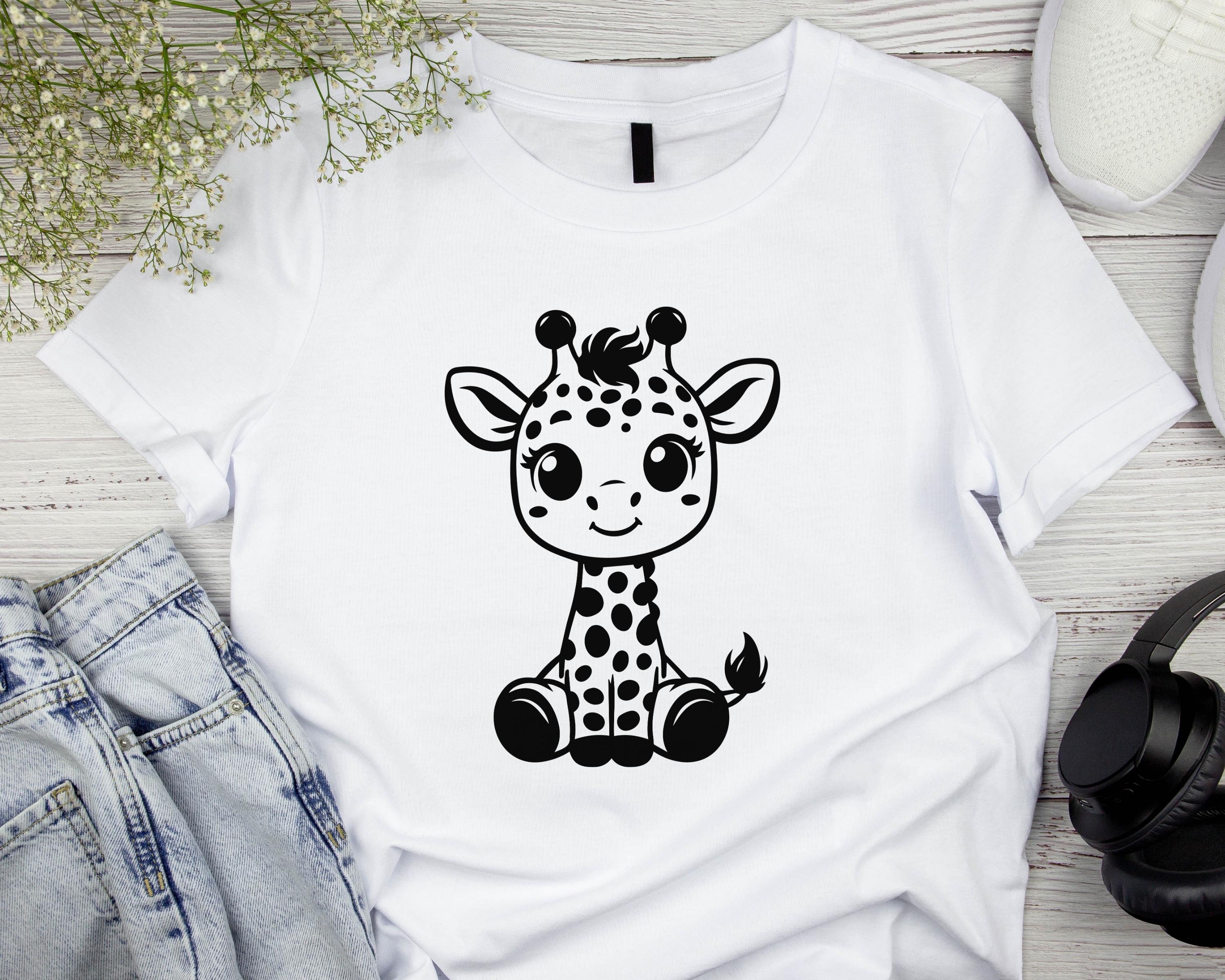 Cute Baby Giraffe SVG, Cute Giraffe Svg, Funny Giraffe, Giraffe Svg ...