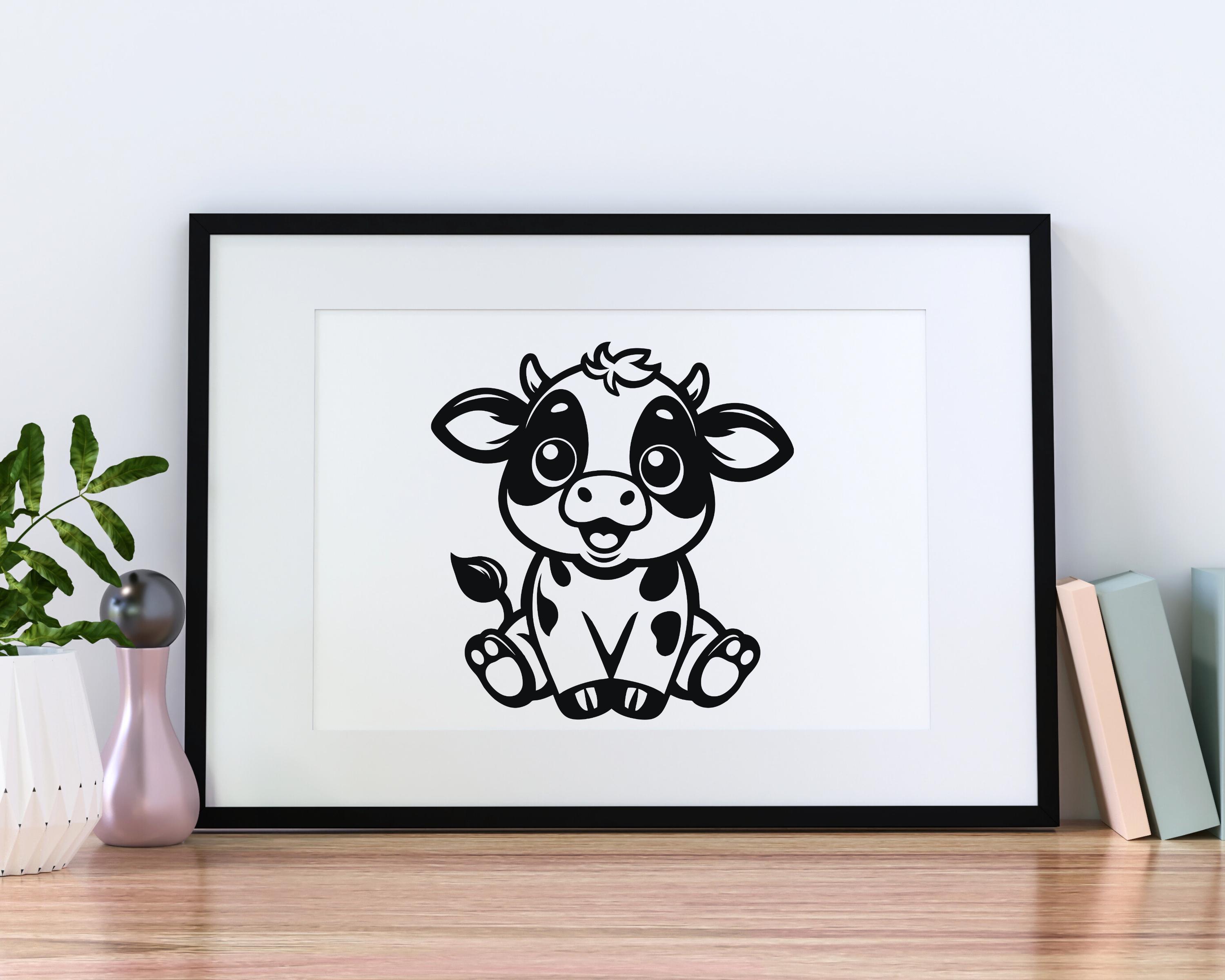 Cute Cow and SVG PNG, Farm Animal Cut File, Rustic Livestock Svg Png ...