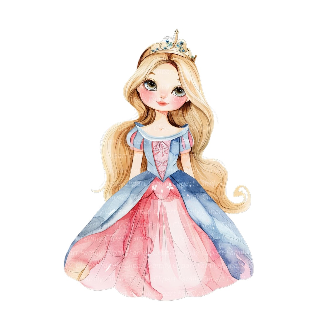 13 Cute Princess PNG Bundle, All Princesses Package, Princess Clipart ...