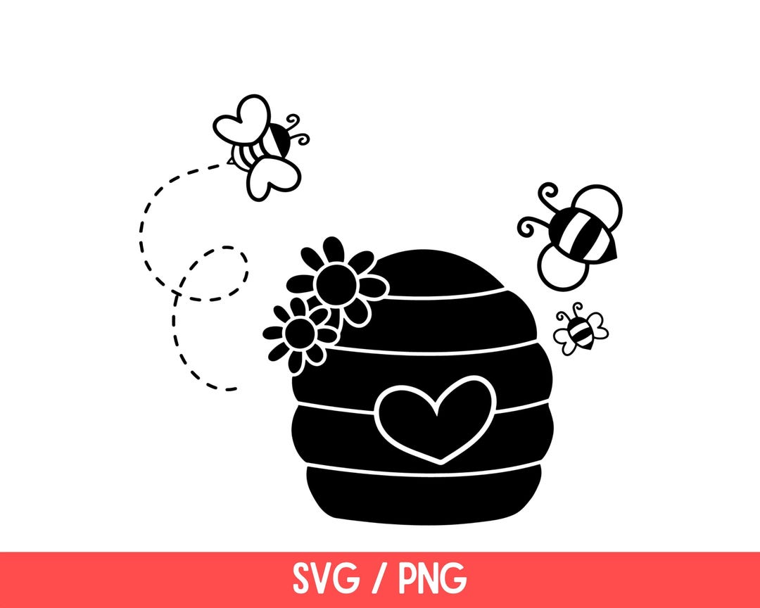 Casa de abelhas Abelhas Svg, Colmeia de abelhas Svg, Favo de mel Svg ...