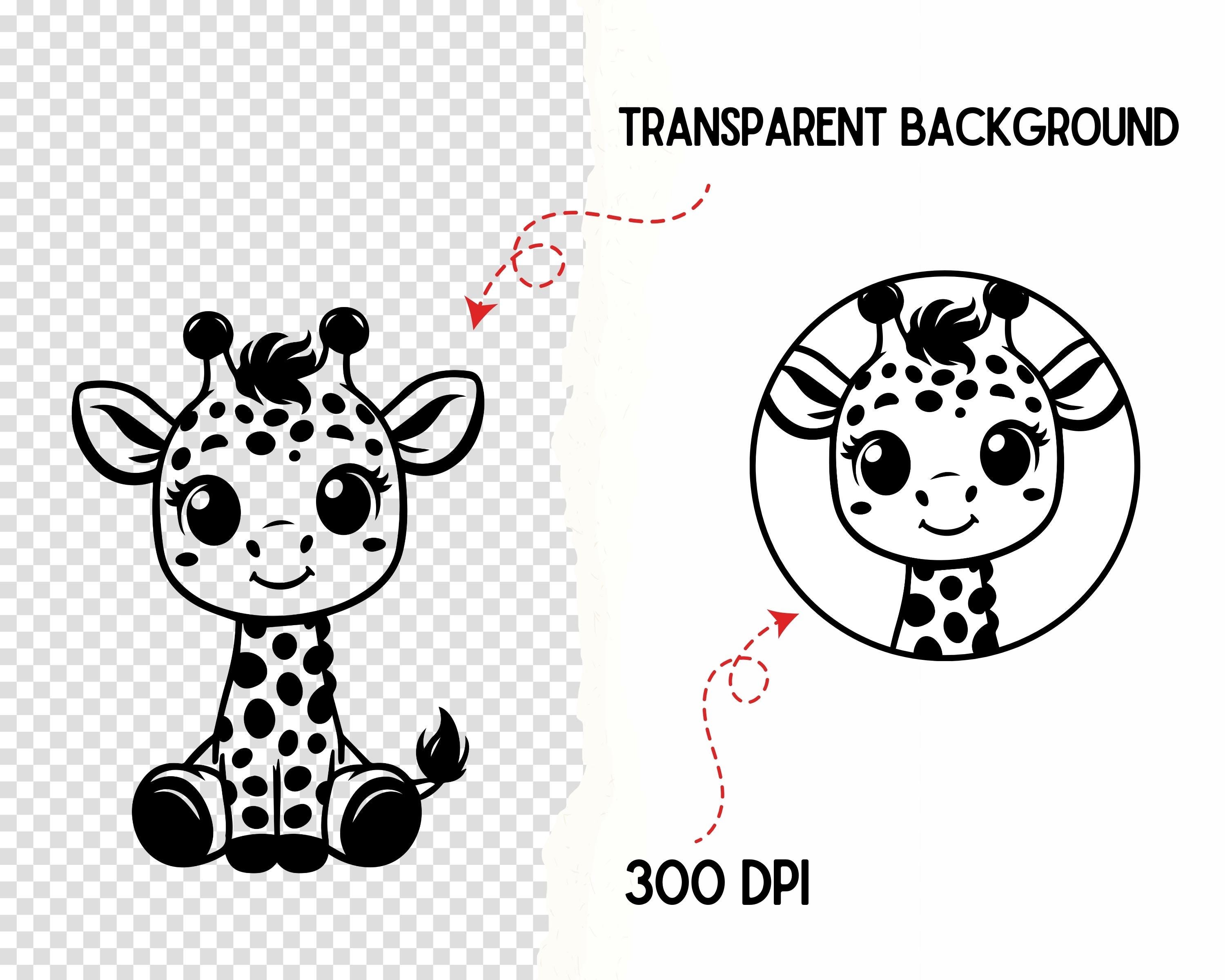 Cute Baby Giraffe SVG, Cute Giraffe Svg, Funny Giraffe, Giraffe Svg ...