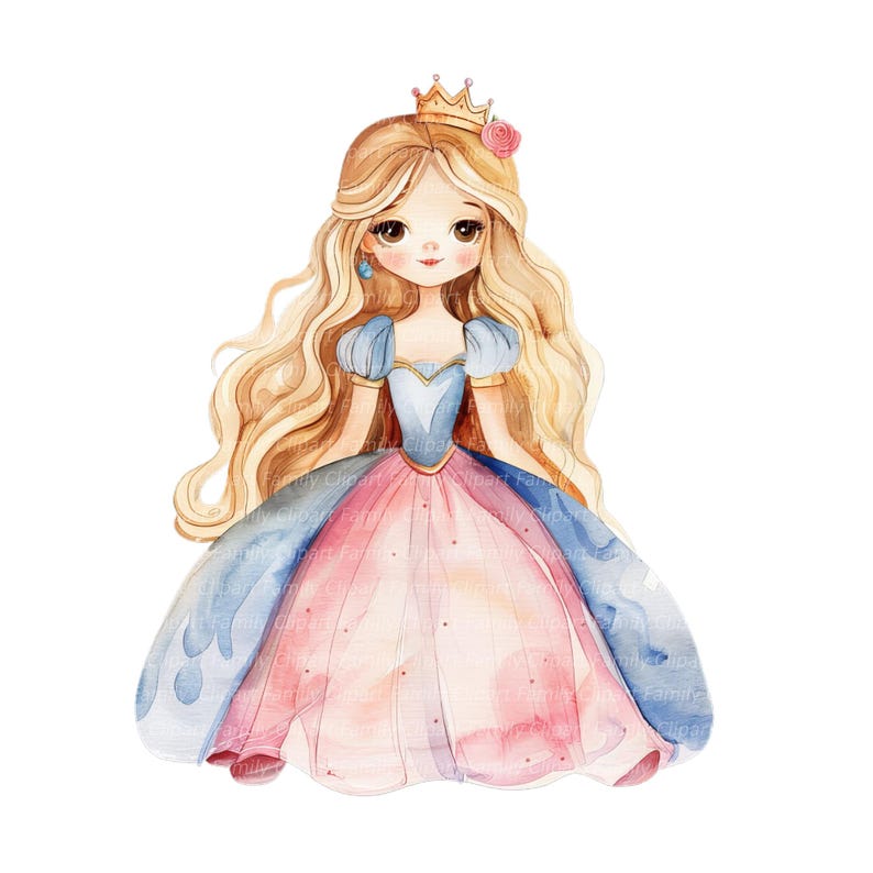 13 Cute Princess PNG Bundle, All Princesses Package, Princess Clipart ...