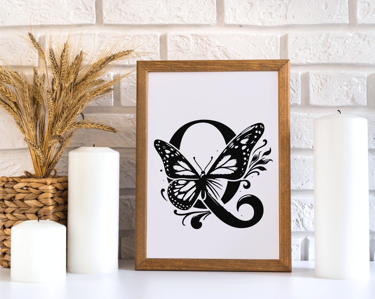 Butterfly Alphabet Svg Png Monogram Letters Butterfly Theme Alphabet ...