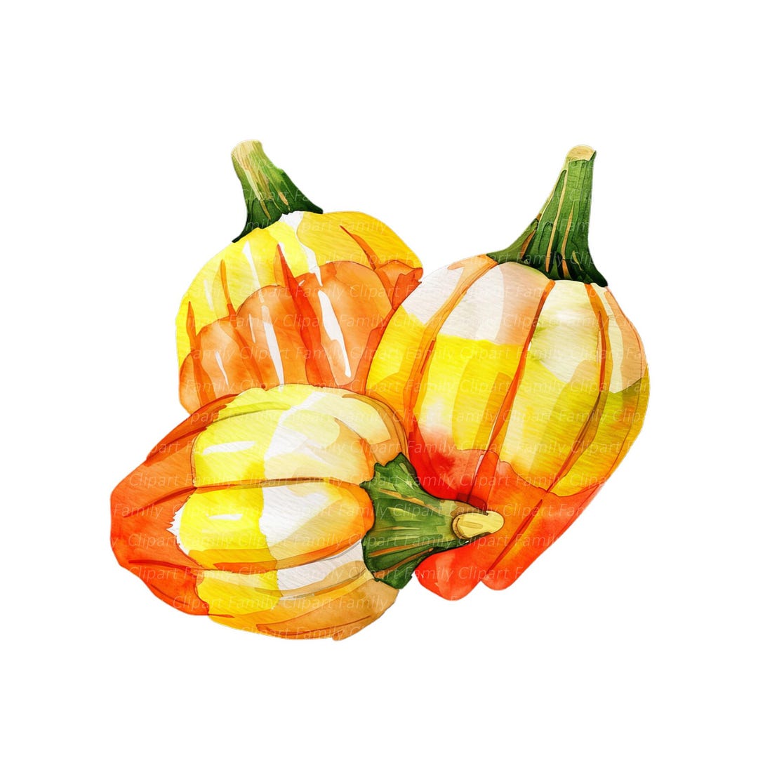 12 Watercolor Candy Corn Clipart, Candy Corn Clipart, Printable ...