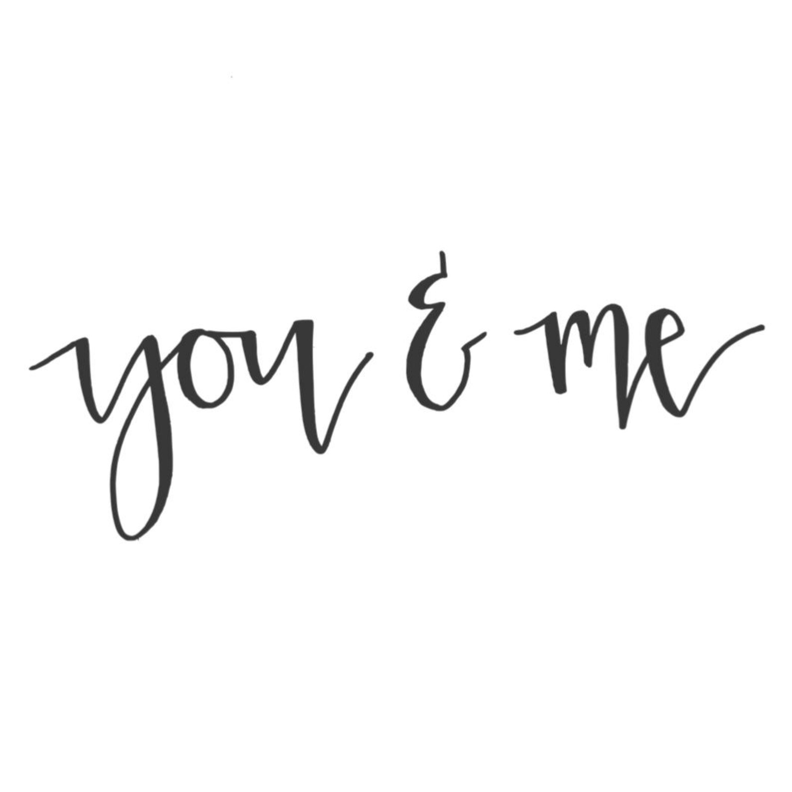 You & Me SVG File - Etsy