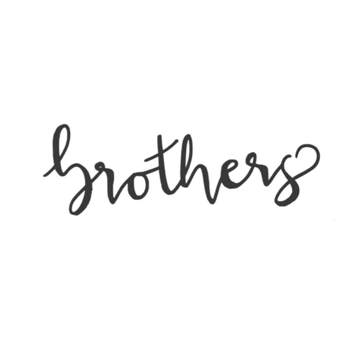 Brother SVG File Bundle - Etsy