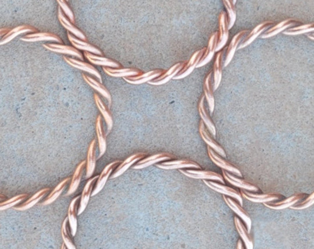 Copper Tensor Rings, Many Sizes, Made to Order, 144 Mhz = Sacred Cubit ...