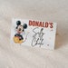 Mickey Mouse Birthday Food Labels, Mickey Mouse Food Table Tent Signs ...