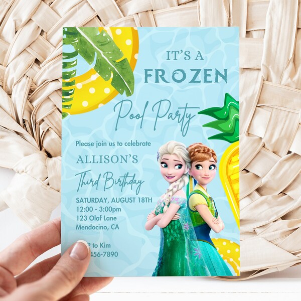 Frozen Pool Party - Etsy