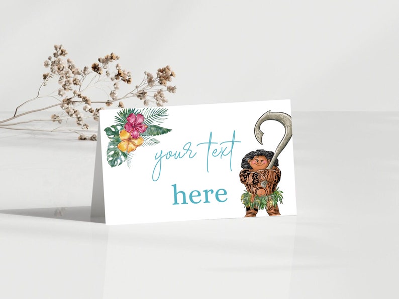 Moana Food Labels, Moana Party Signs, Printable Signs, Moana Birthday ...