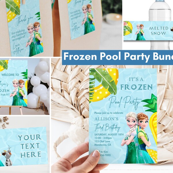 Frozen Pool Party - Etsy