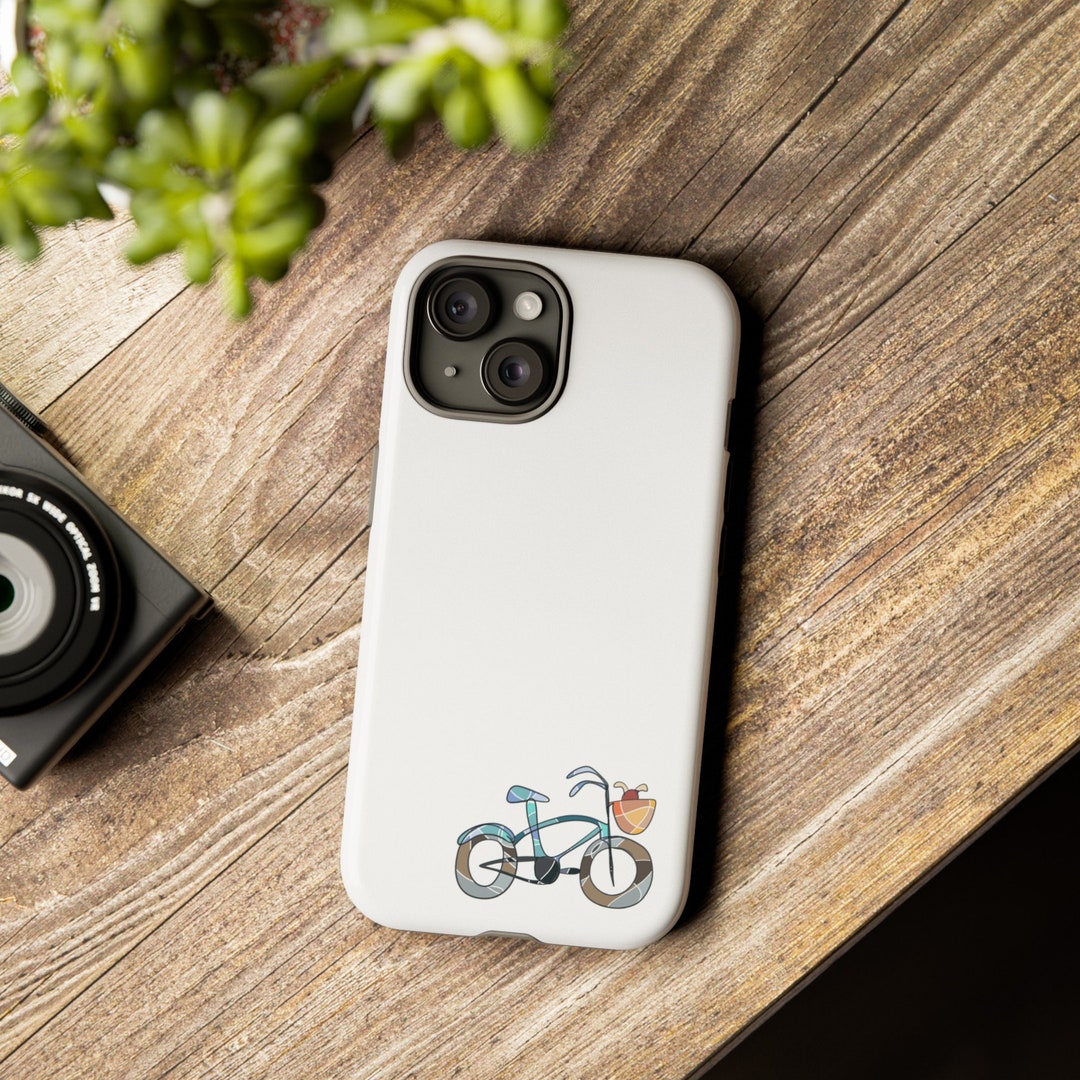 Colorful Minimalist Cruiser Bike Phone Case - Etsy