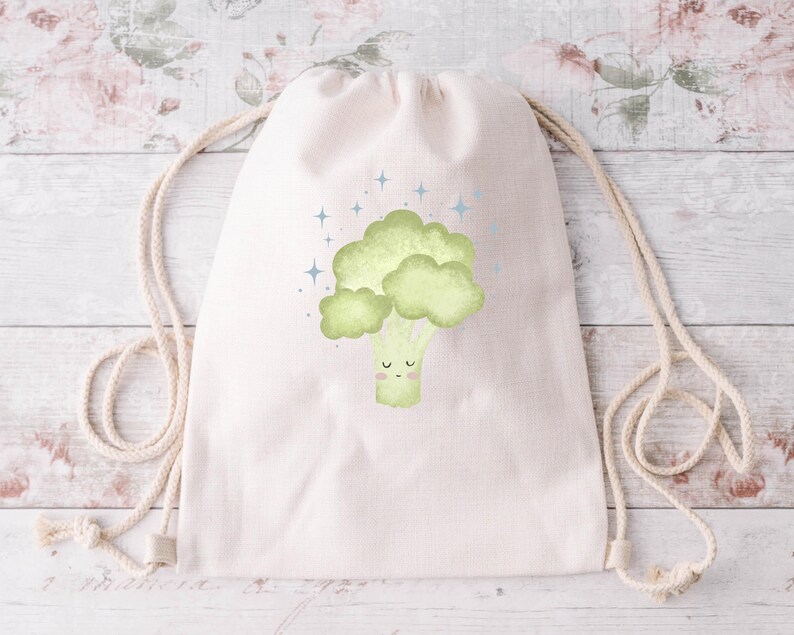 Cute Broccoli Clipart, Broccoli PNG, Nursery Clip Art, Digital Download ...