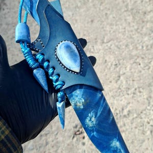 Unique Handmade Knife "dolphin" in Stock – DI69-MP Steel Blade in N690 ...