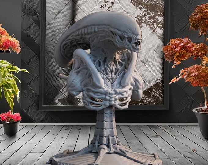 Xenomorph Alien Head Digital STL File Digital Model Printable File ...