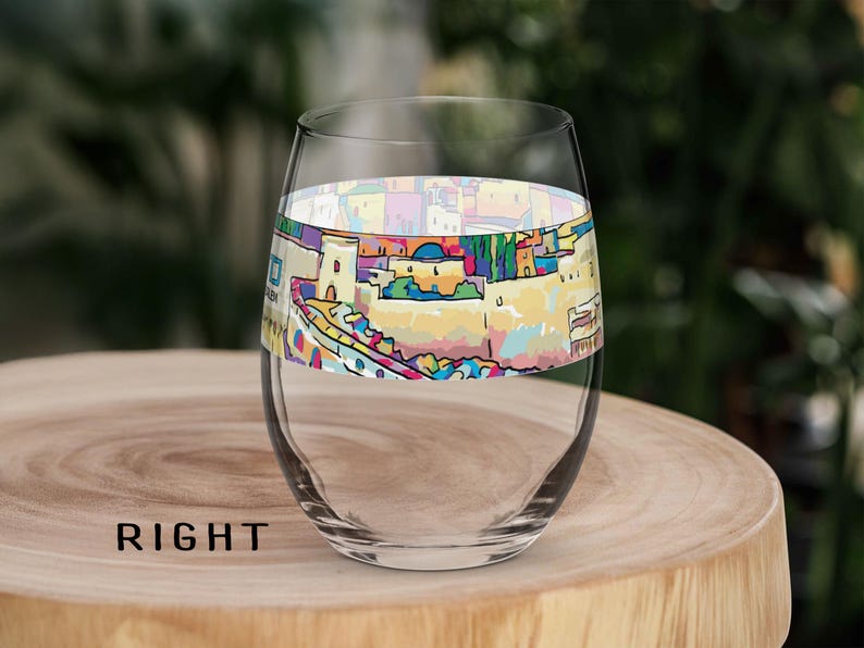 Elijah & Miriam Passover Cups: Jewish Seder Stemless Wine Glasses - Etsy