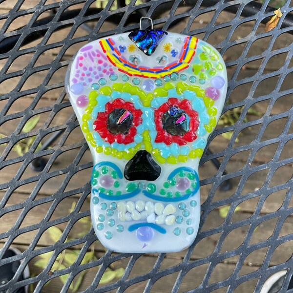 Sugar Skull Ornament - Etsy