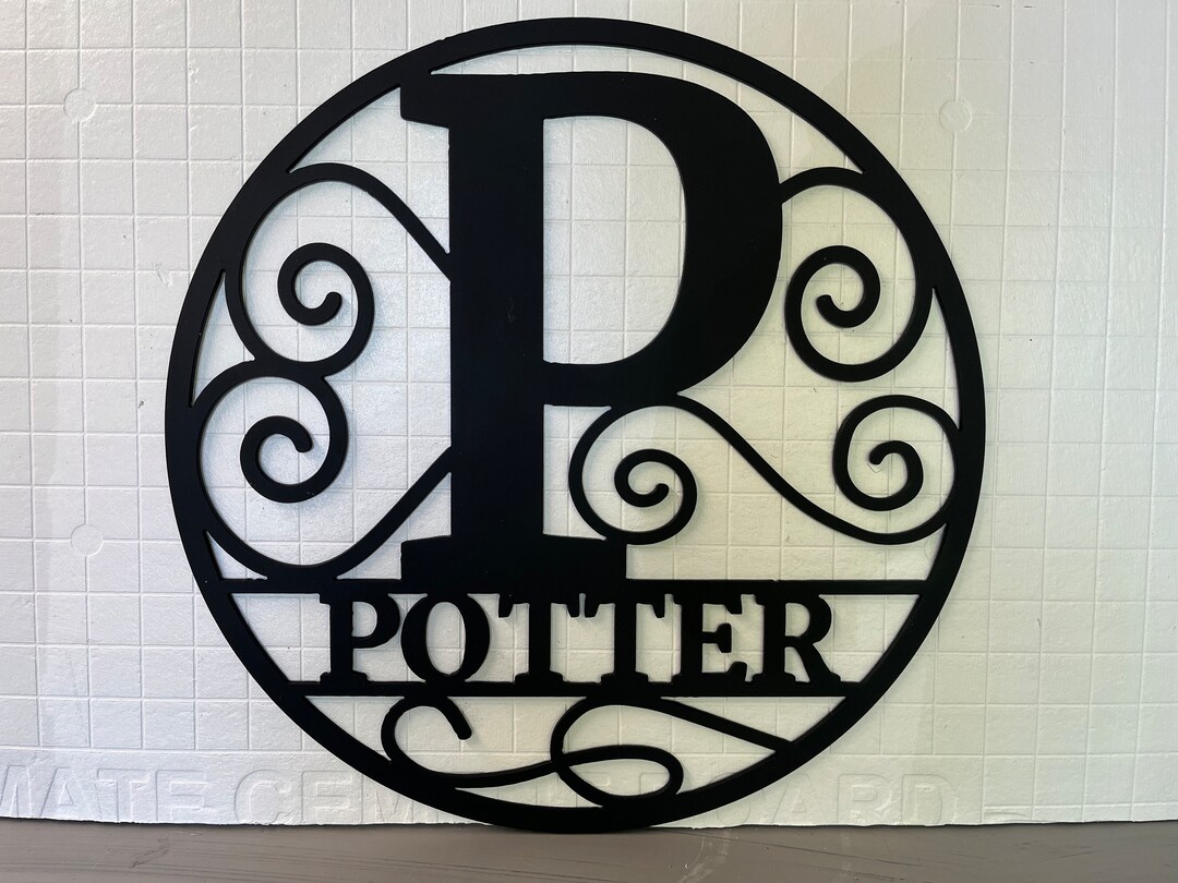 Custom Metal Monograms - Etsy