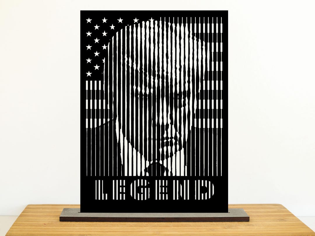 Trump Legend Laser Design, Svg Digital File, Op Art, Kinetic Laser Cut ...