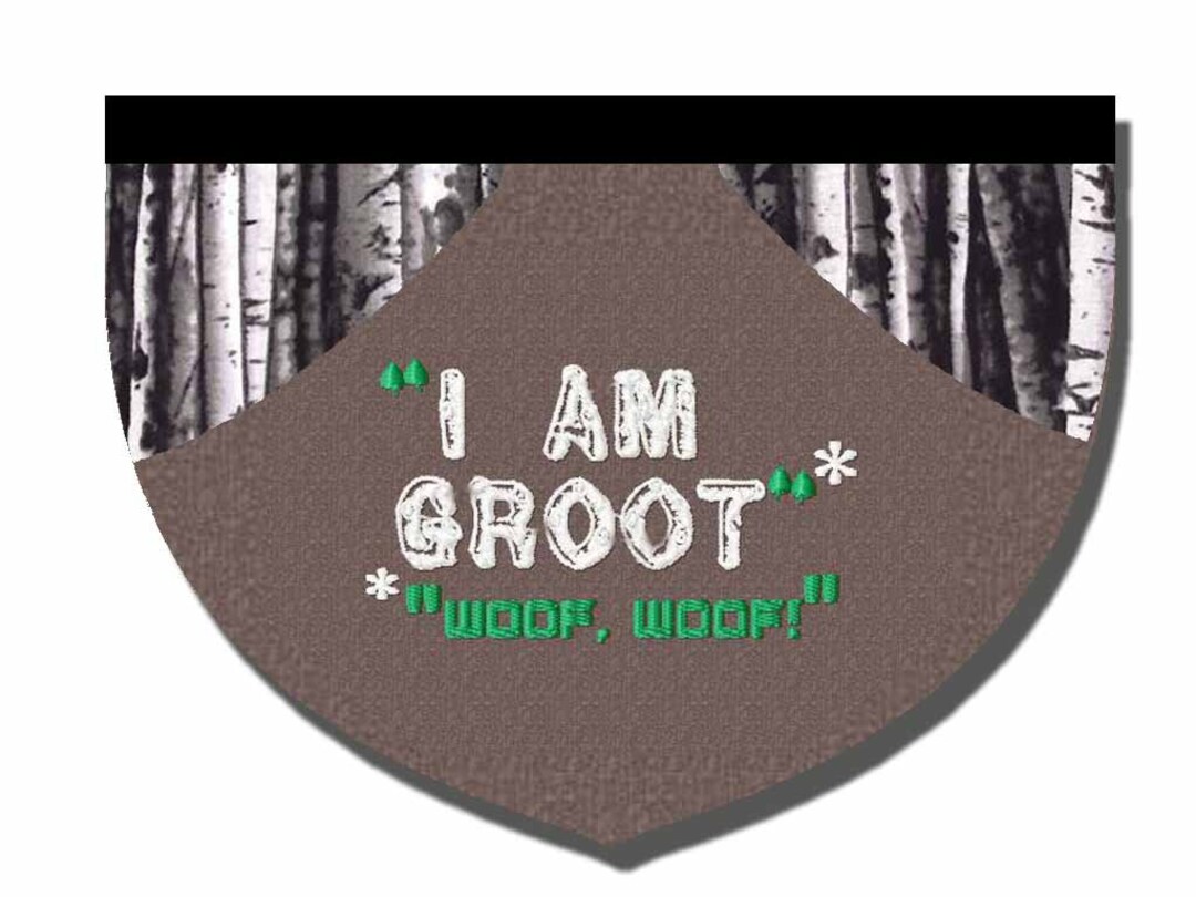 I Am Groot! - Reversible Guardians of the Galaxy-inspired Pet Bandana ...