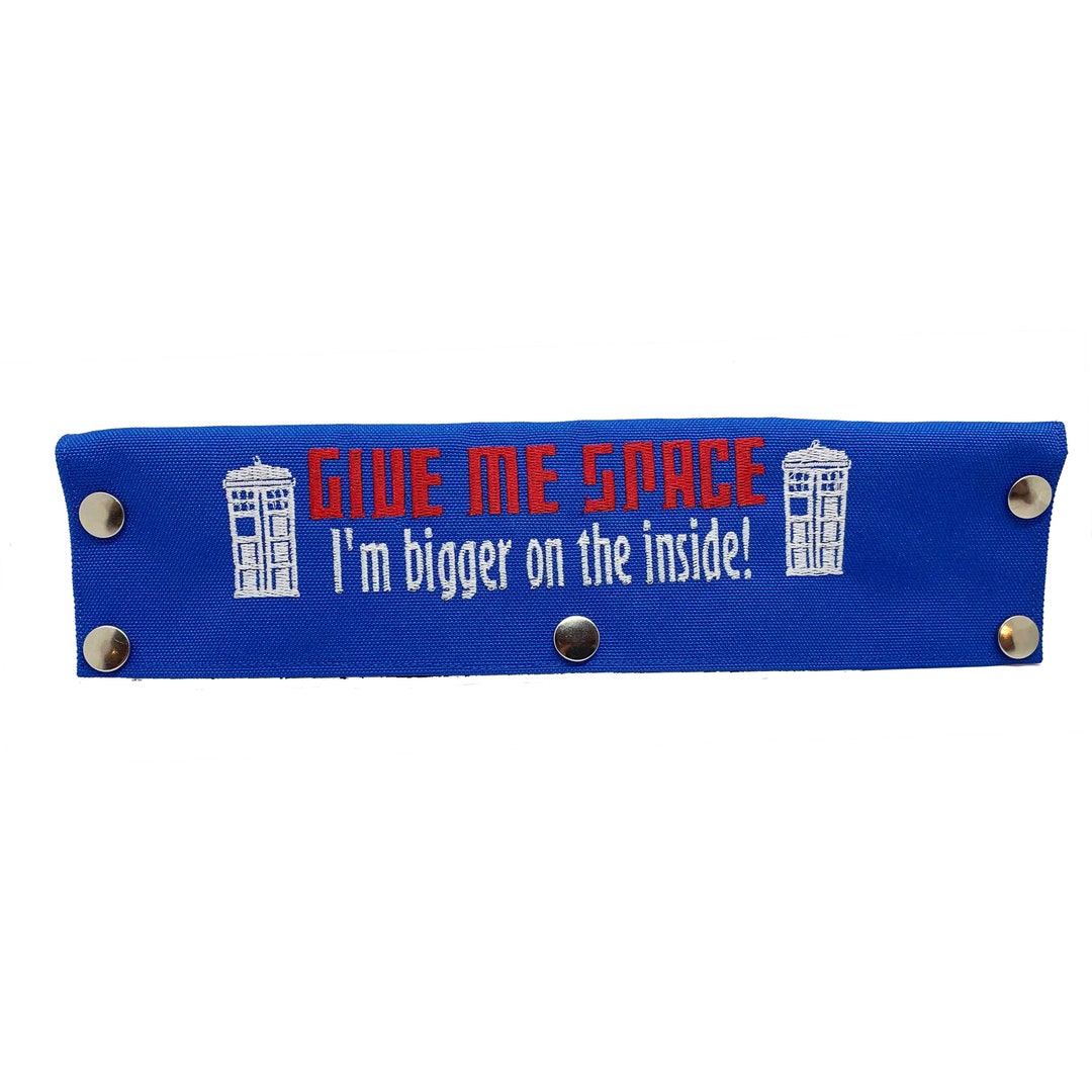 Give Me Space: I'm Bigger on the Inside -leash Wrap Sleeve - Etsy