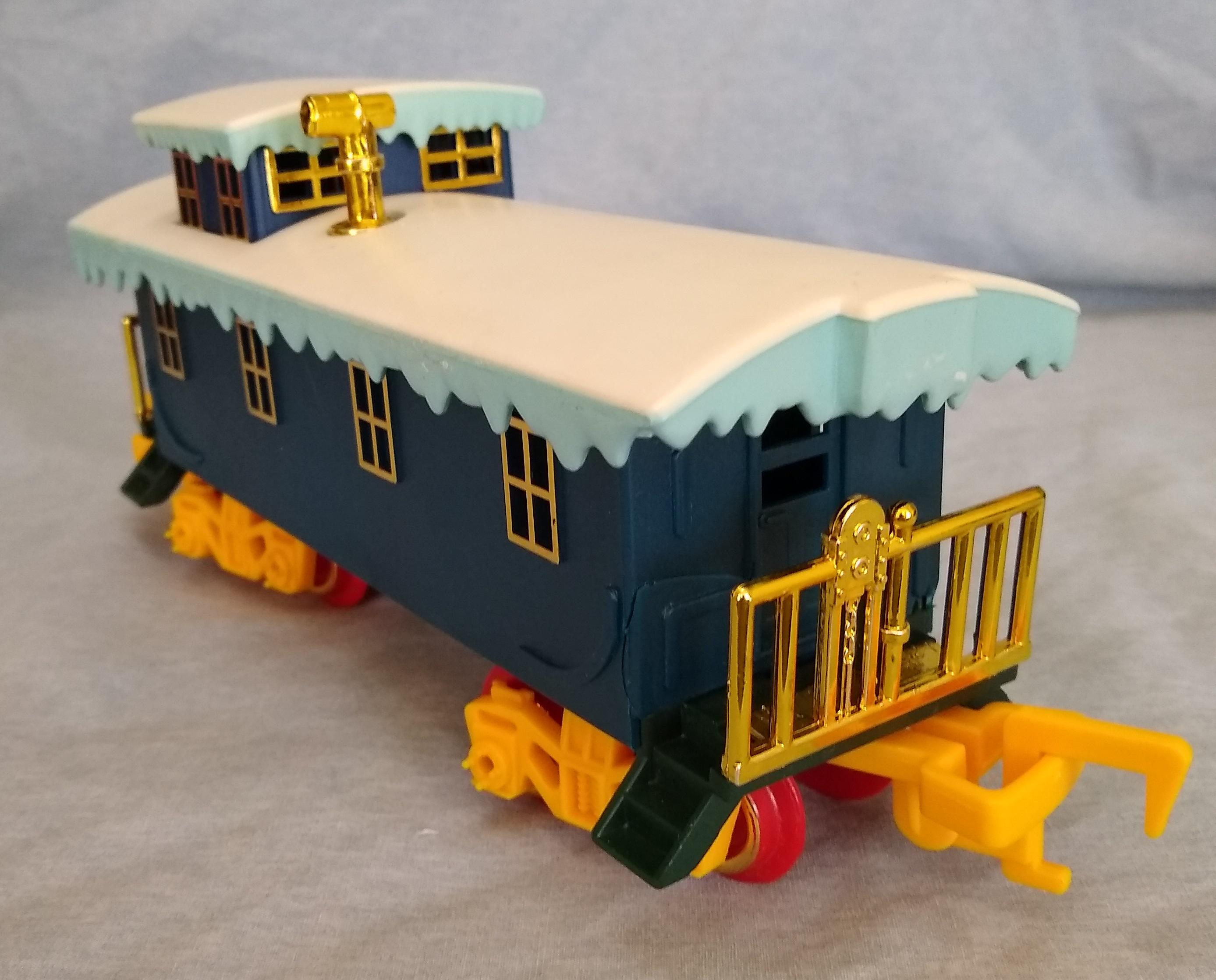 1992 TOY STATE Christmas Train Car "santa's Special Car" Caboose ...