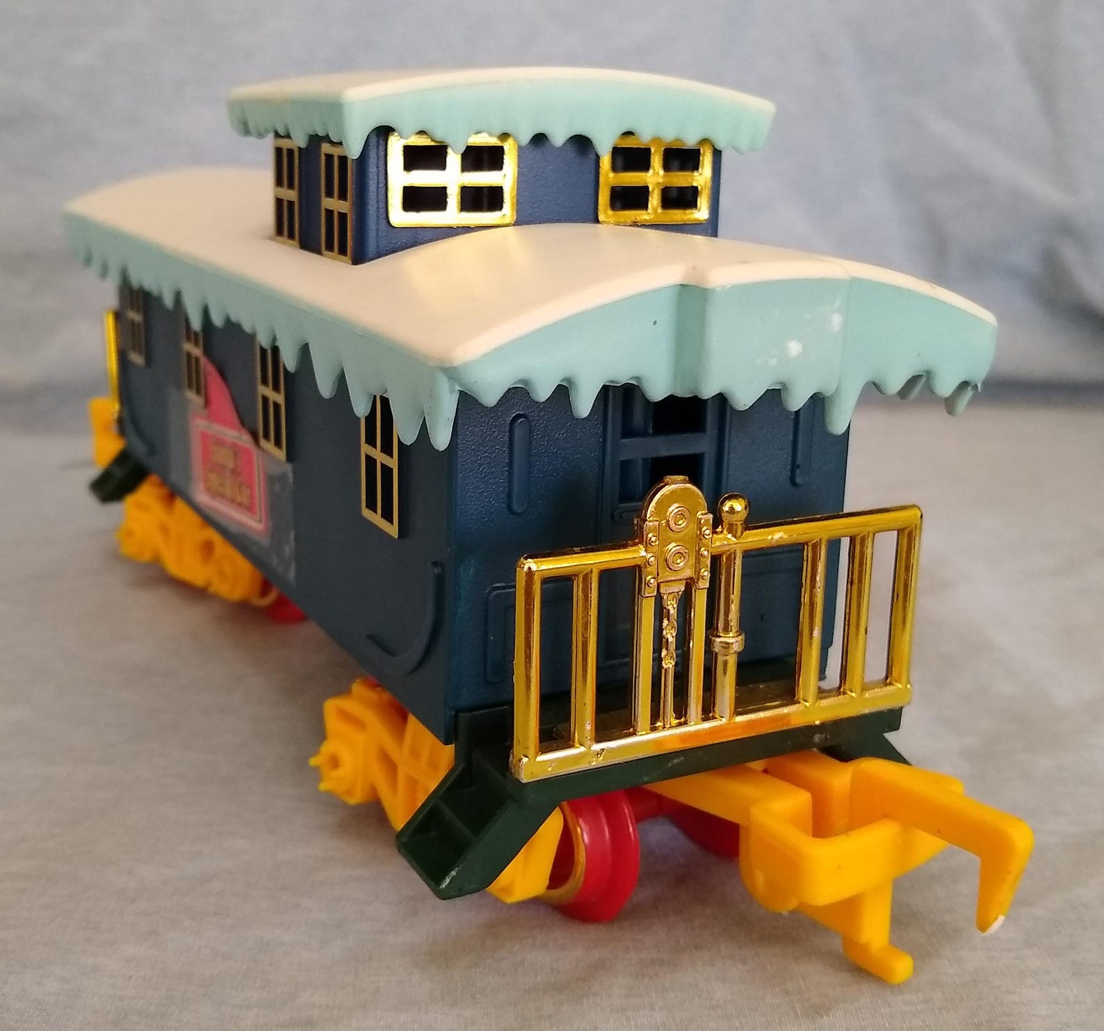 1992 TOY STATE Christmas Train Car "santa's Special Car" Caboose ...