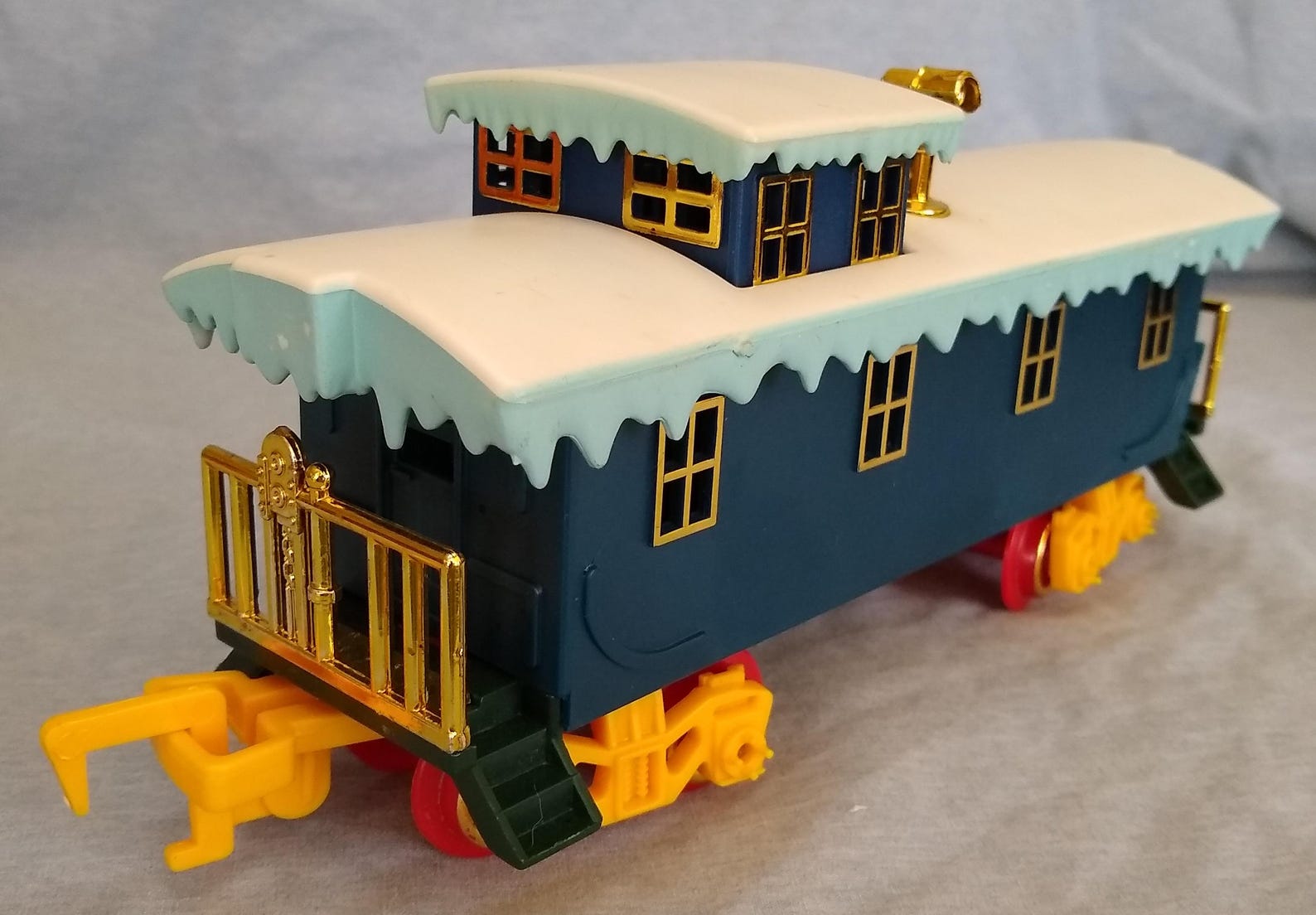 1992 TOY STATE Christmas Train Car "santa's Special Car" Caboose ...