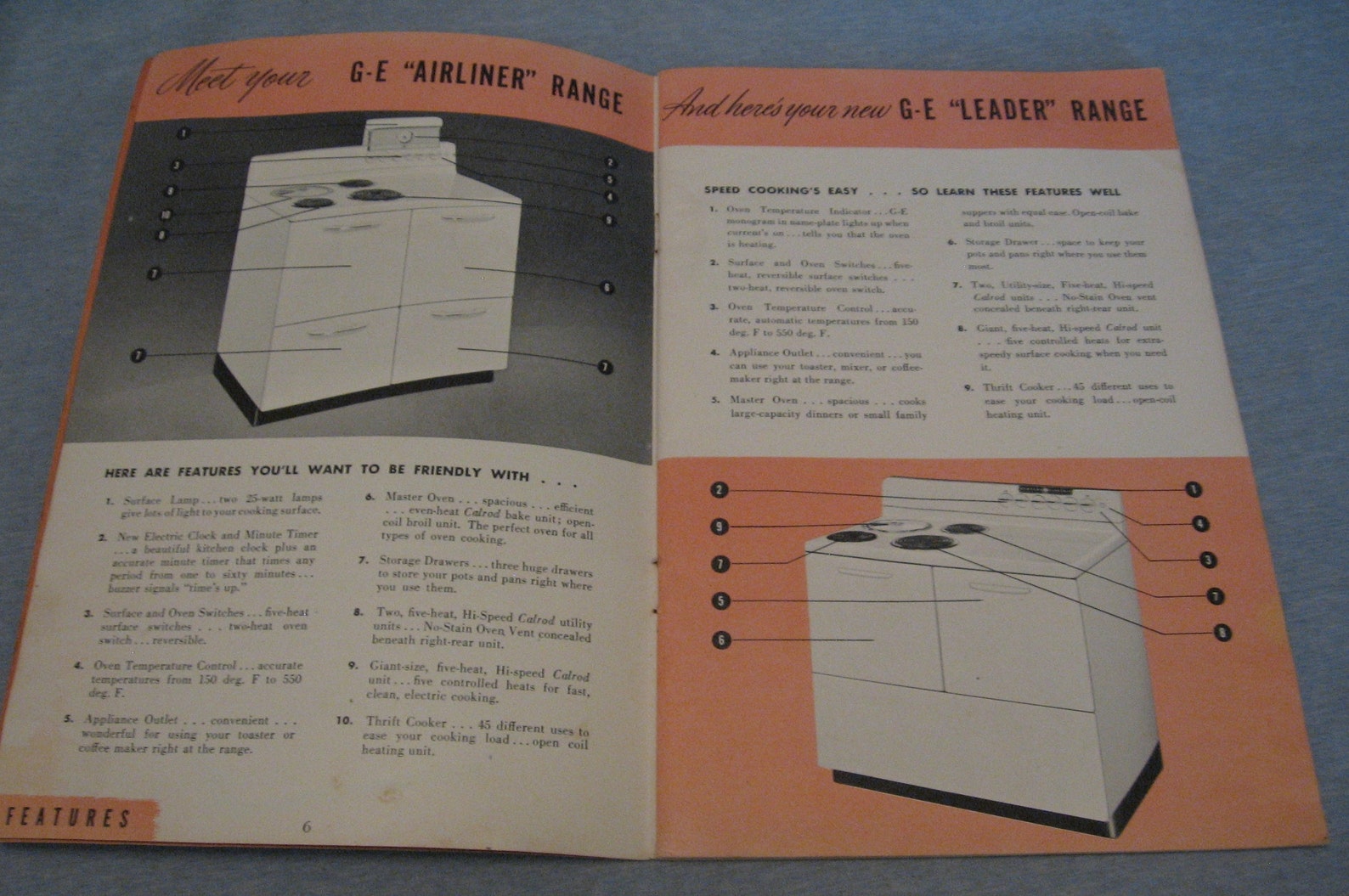 Original "how to Enjoy Modern Electric Cooking" Late 1940s-early 1950s ...