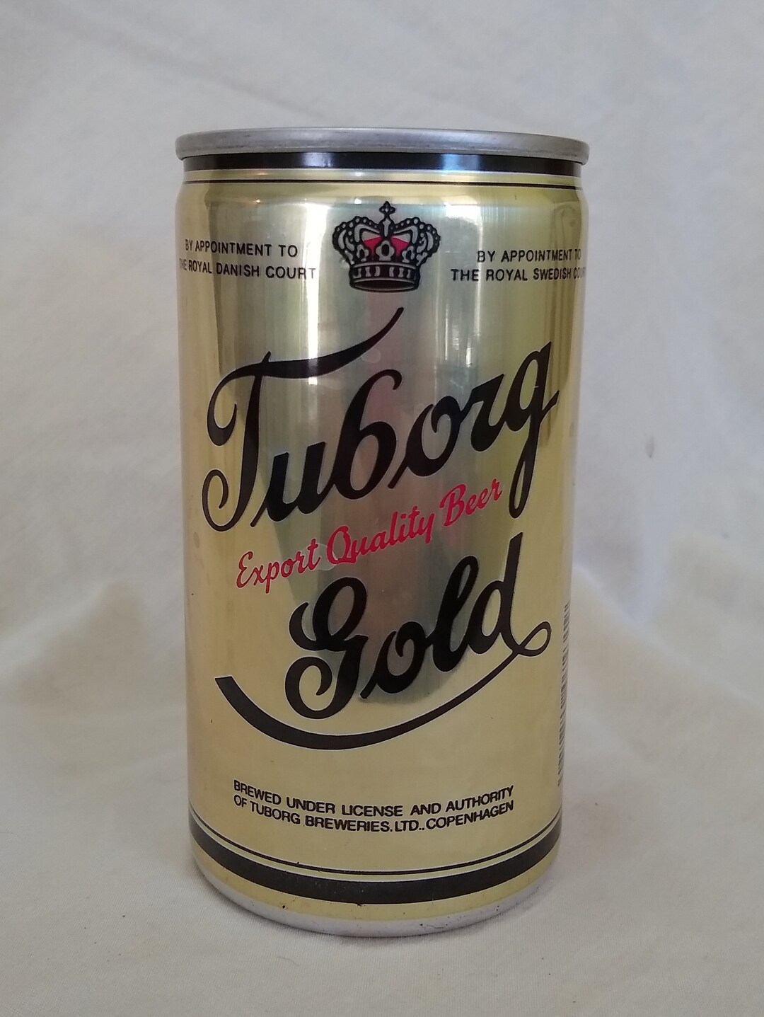 Vintage Tuborg Gold 12 Oz Beer Can Aluminum Pull Tab BO Carling ...