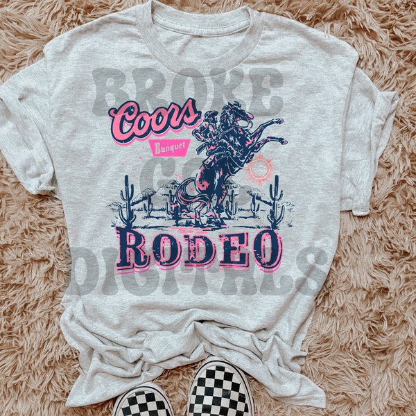 Pink Coors Rodeo Png - Etsy