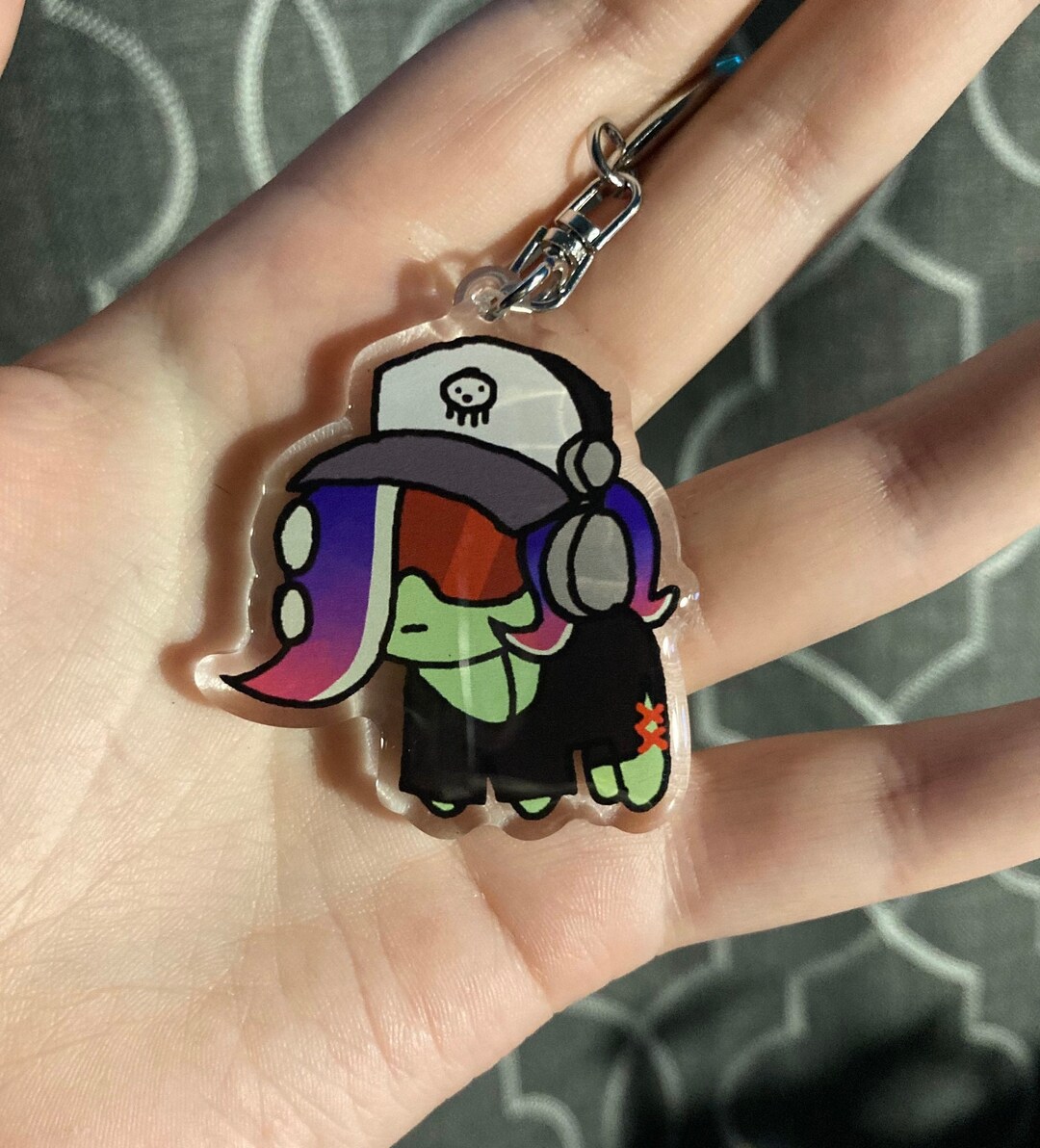 Acht Tbh Keychain (splatoon 3 Side Order) - Etsy