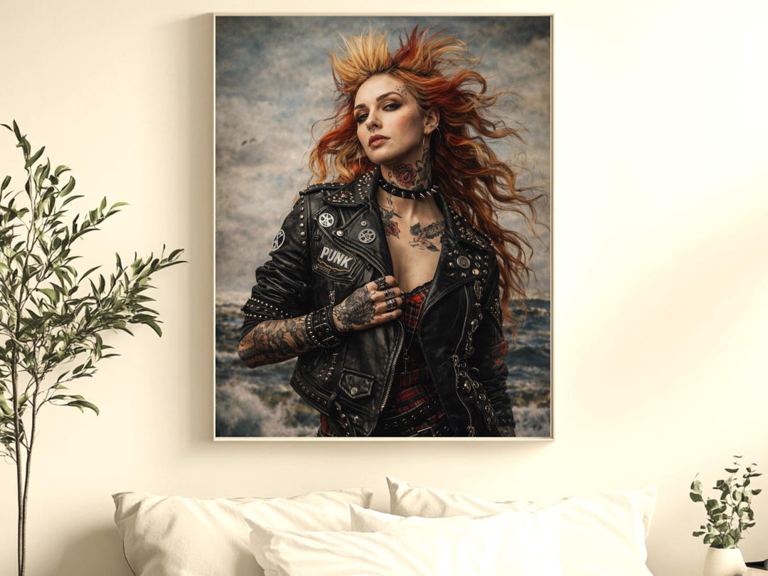 Digital Punk Poster "reimagined Venus" – Modern Art Inspired by ...
