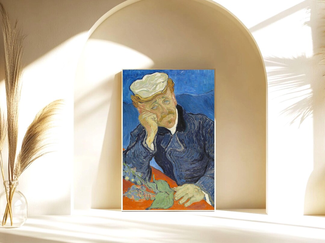 Van Gogh - Portrait of Dr. Paul Gachet - Digital Wall Art (PDF) - Etsy