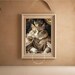 Baroque Cat Portrait Print: Regal Feline Wall Art (digital Download) - Etsy