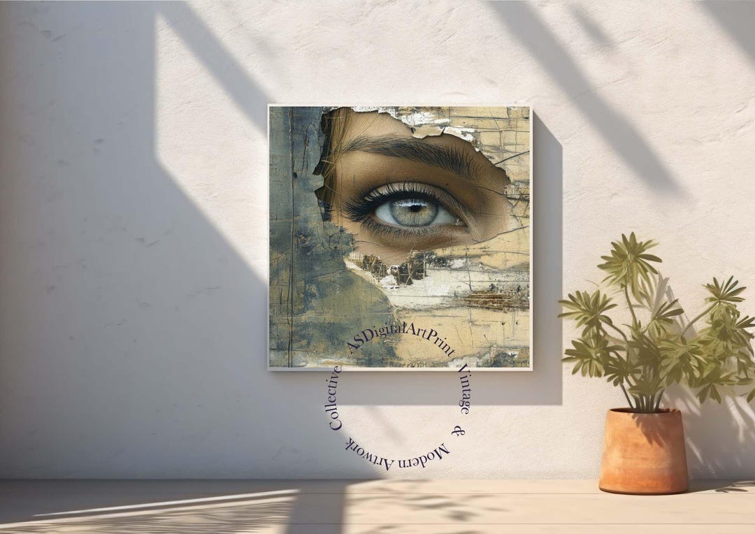 Revealed Gaze Eye Print: High-resolution Digital Art (digital Download ...
