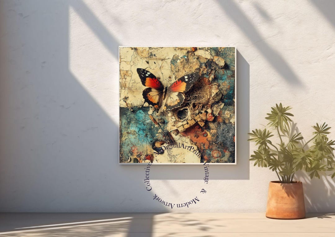 Ephemeral Decay: the Beauty of Time and Transformation - Digital Print ...