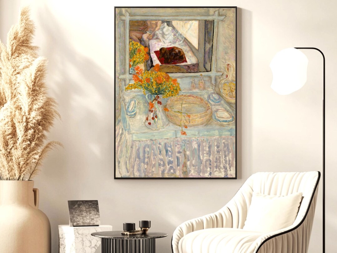 Pierre Bonnard Dressing Table and Mirror - Home Decor, Conteporary Art ...