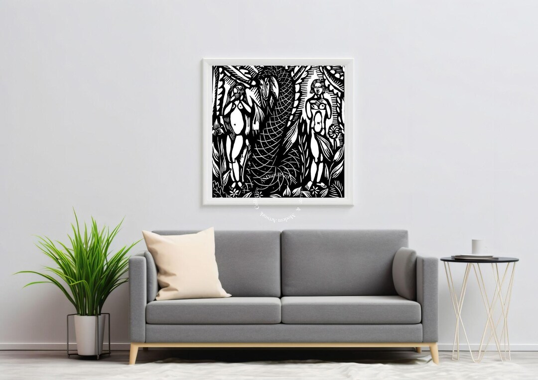 Raoul Dufy - "adam and Eve" - Conteporary Art, Modern Art, Artistic ...