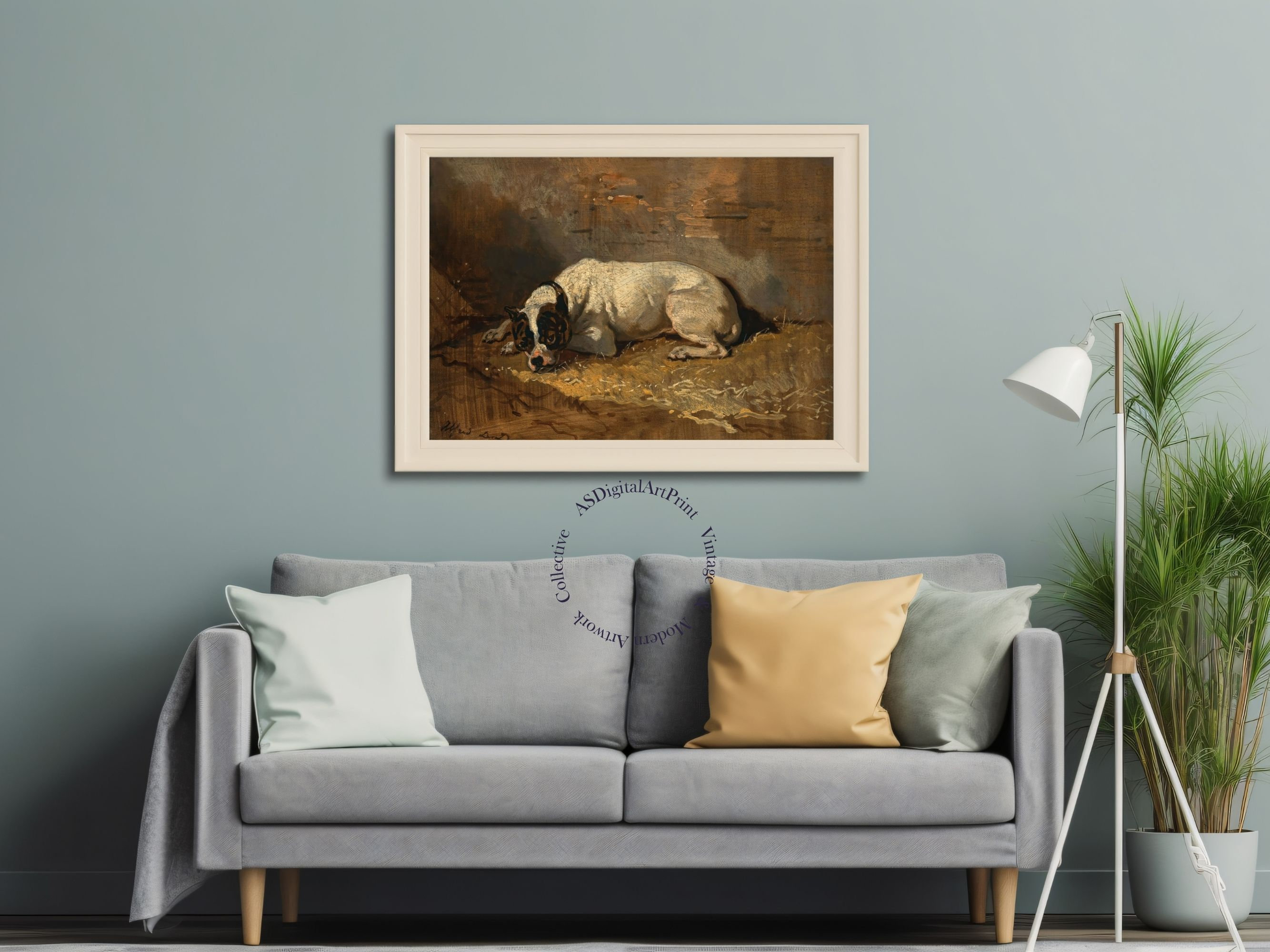 Alfred De Dreux A Good Friend Printable Digital Poster Home Decor, Wall ...