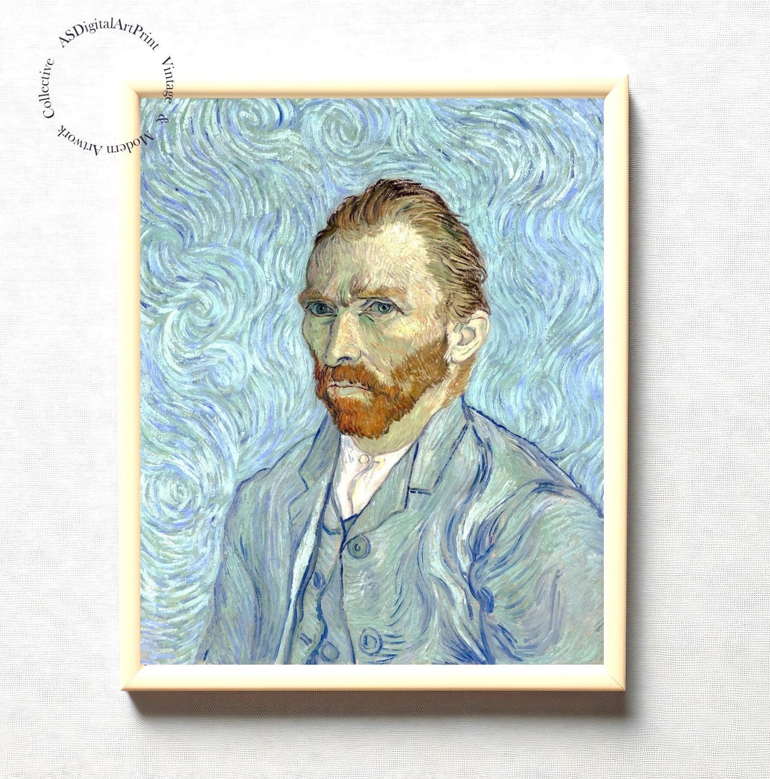 Vincent Van Gogh Self-portrait Printable Digital Poster Home Decor ...